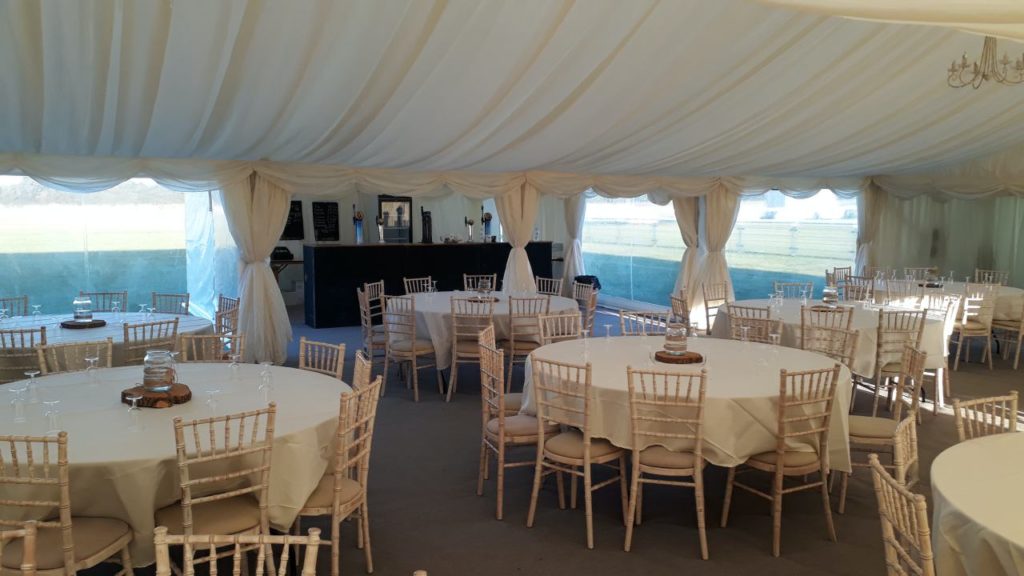 Marquee At Melksham Rugby Club - Wiltshire Marquees